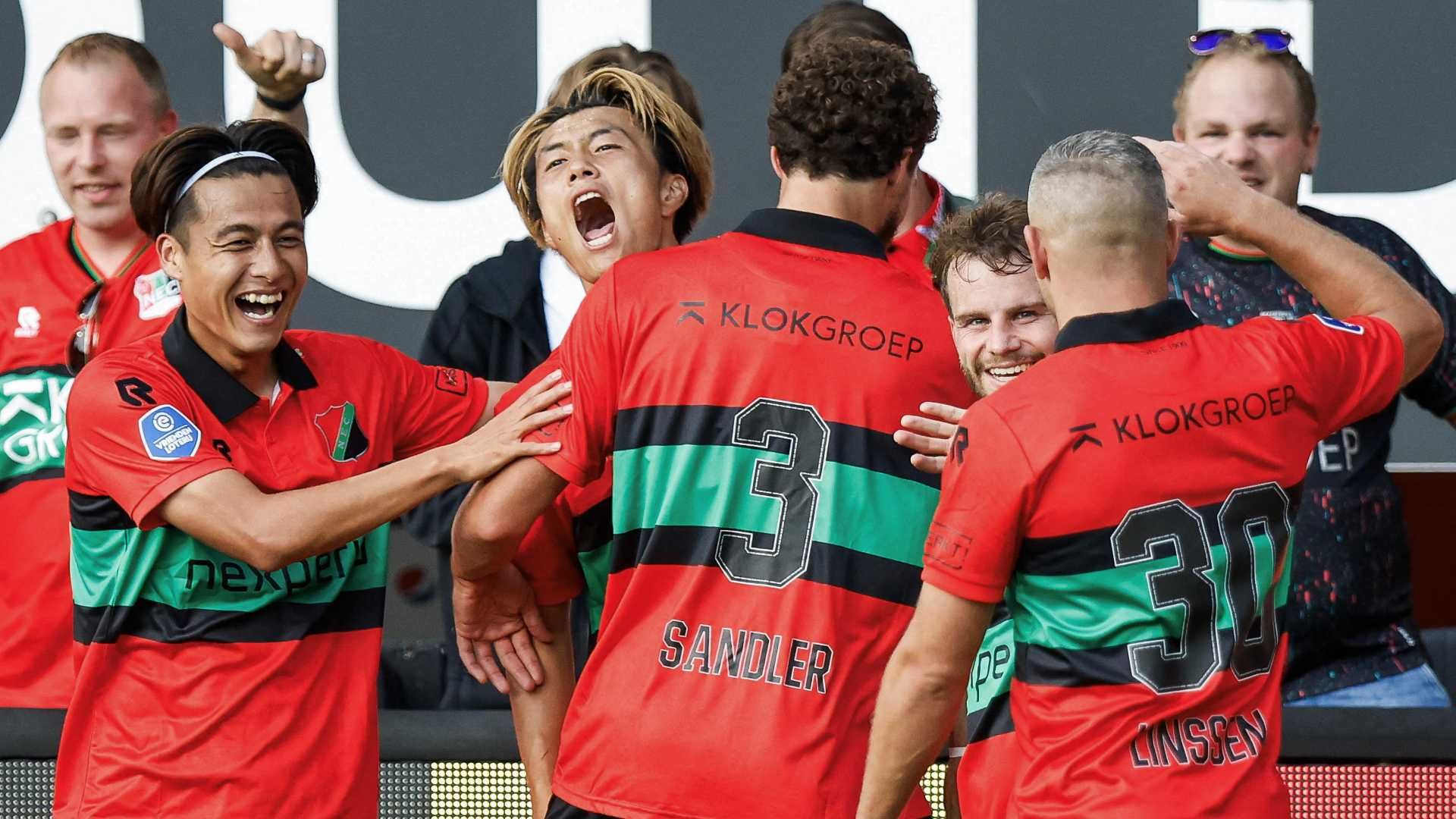 エールディヴィジ開幕節でバイシクル含む2得点のNEC小川航基、複数の現地メディアで週間ベストイレブン入り！ | Goal.com 日本